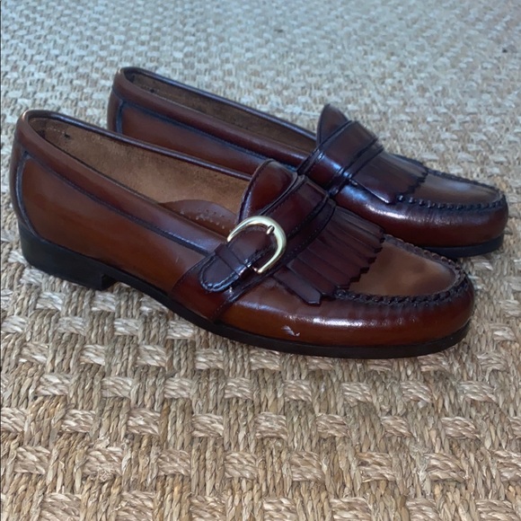 Cole Haan | Shoes | Cole Haan Classic Mens Brown Kiltie Style Loafers ...